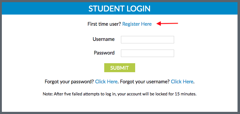 Register for your Student Account – Pathway Student